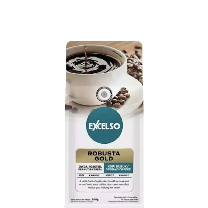Excelso kopi Robusta Gold 200 gr | Lazada Indonesia
