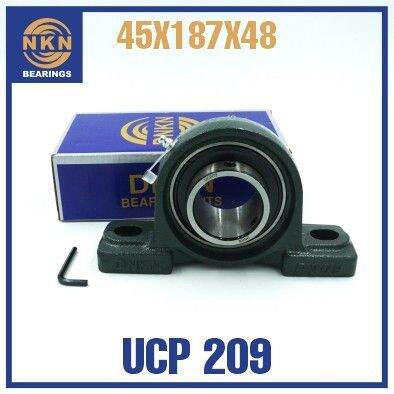 Pillow Block UCP 209 NKN Diameter As 45 mm UC209 + P209 Original | Lazada Indonesia