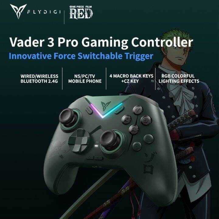 Flydigi Vader 3 Pro One Piece Hall Effect Joystick Wired Bluetooth ...