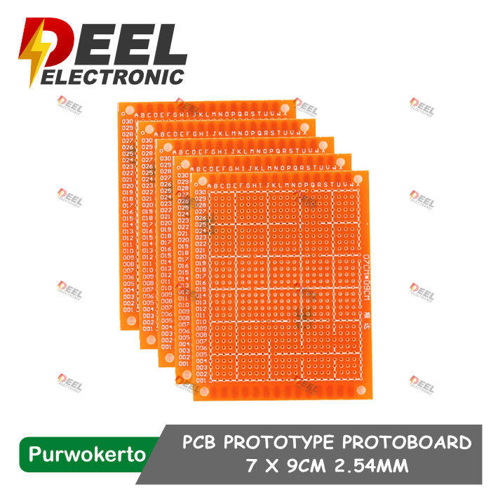 PCB PROTOTYPE PROTOBOARD PCB MATRIX SINGLE SIDE VEROBOARD 7X9CM ...