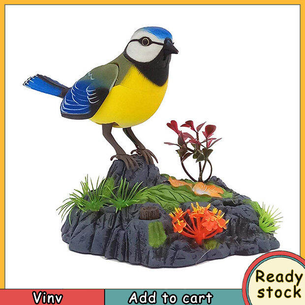 Skylarth Shop Electronic Talking Repeating Parrot Singing Chirping Bird ...