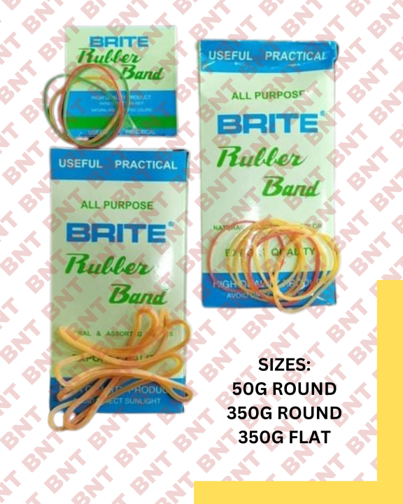Rubber Band Brite Brand All-Purpose Small-50g 350g Flat 350g 1box ...