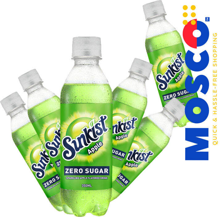 Sunkist Apple Zero Sugar (350mlx6) | Lazada PH