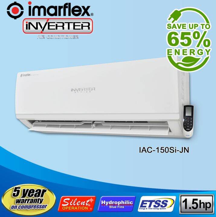 Imarflex IAC-150Si-JN 1.5 HP Split Type Air Conditioner (White) | Lazada PH