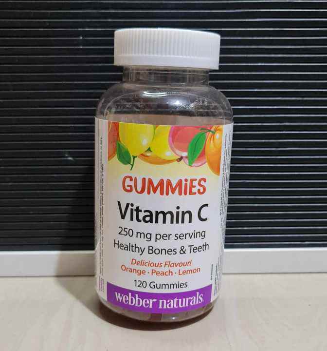 Webber Naturals Gummies Vitamin C 250mg 120 Gummies | Lazada PH