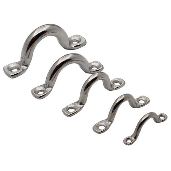 Stainless Steel Eye Straps Cleat Grab Rail Handles U-shaped Bimini Top ...