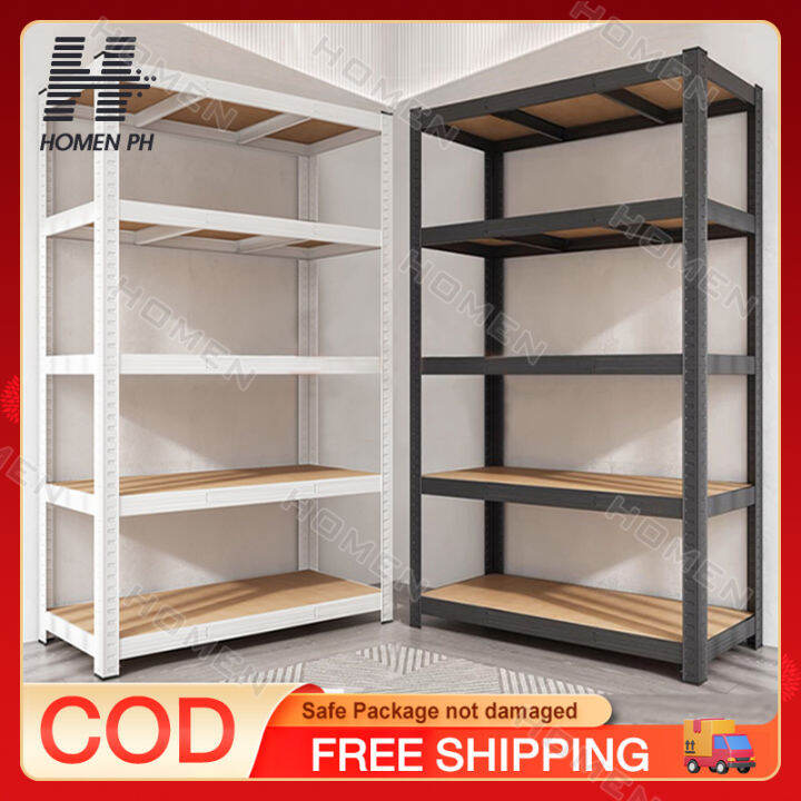 【175KG load bearing】Boltless Steel Rack Heavy Duty 3/4/5 Layers Metal ...