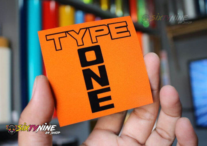สติ๊กเกอร์TYPEONE/สติ๊กเกอร์TYPEONEสะท้อนแสงสติ๊กเกอร์TPYEONE/TPYEONEสติ๊กเกอร์ 🔰 | Lazada.co.th