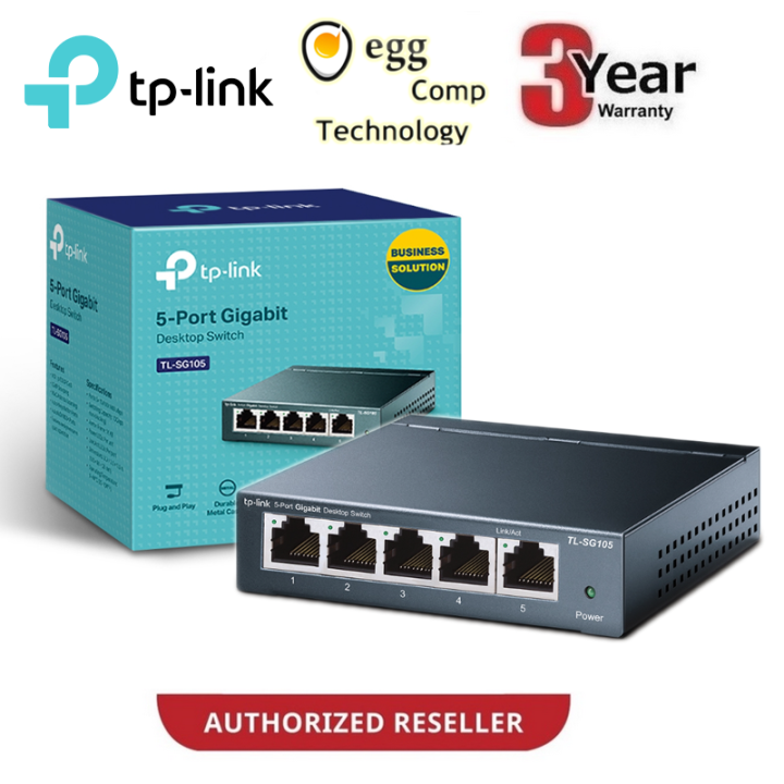 Tenda SG105 5-Port Gigabit Desktop Switch | Lazada