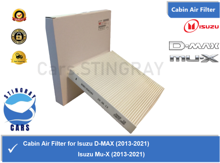 Cabin Air Filter for Isuzu D-MAX (2013-2021), Mu-X (2013-2021) | Lazada PH