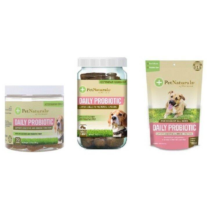 Pet Naturals of Vermont, Daily Probiotic For Dogs of All Sizes 60 Chews ...