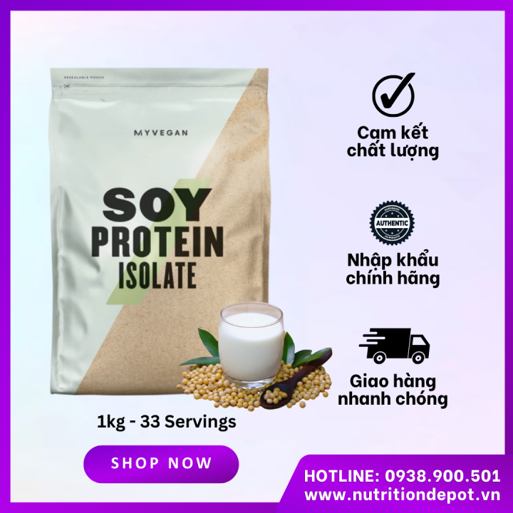 Bột Soy Isolate Protein - Sữa bổ sung đạm dành cho người ăn chay từ đậu ...