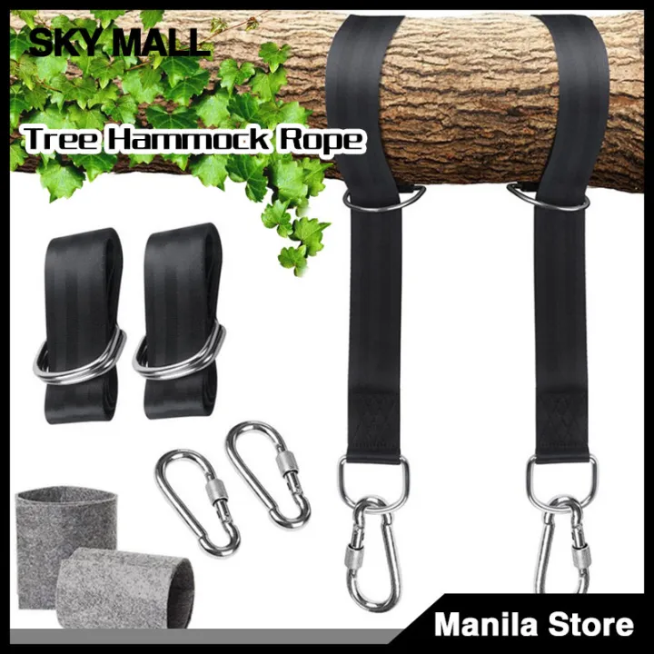 Tree Swing Strap Rope Kit Heavy With Duty Safety Buckle With Two Tree ...