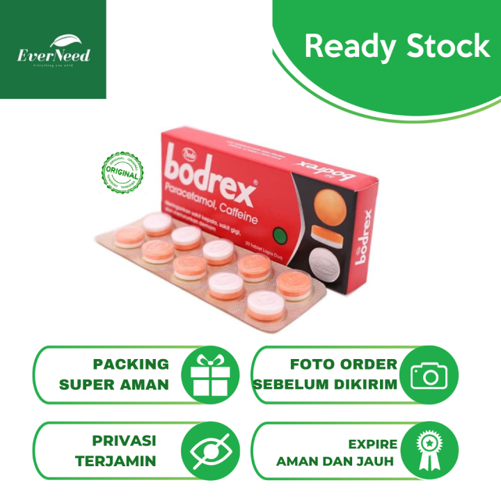 Bodrex (Harga Per STRIP) | Lazada Indonesia