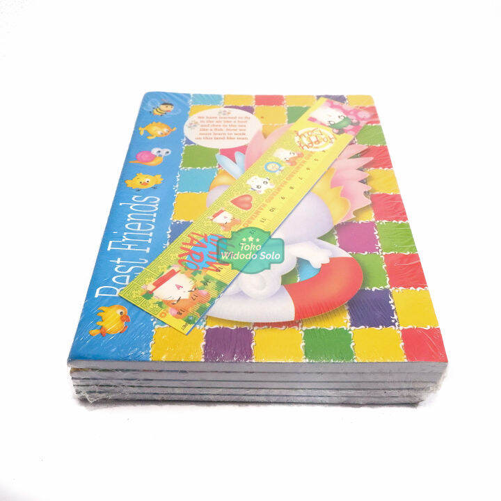 Buku Tulis Garis Egret 78 Lembar Fancy Ukuran 16x21cm - 1 Pack Isi 5 ...