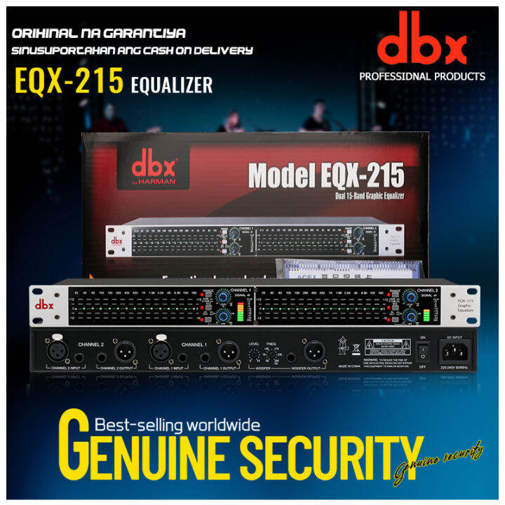 [Orihinal] EQX215 na may isang independiyenteng subwoofer output interface dalawahan 15 segment ...