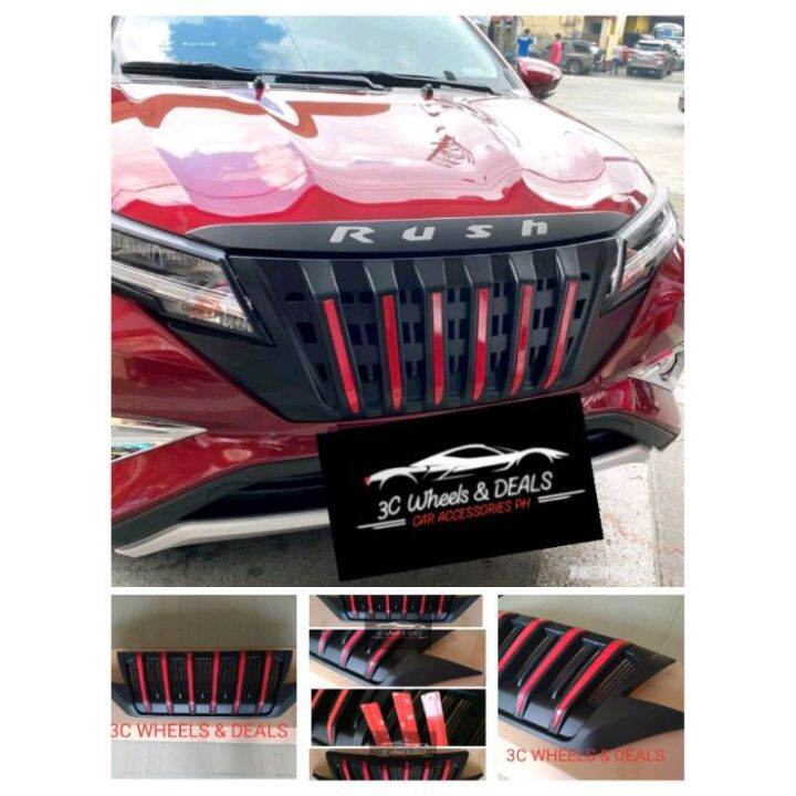 TOYOTA RUSH FRONT GRILLE IN RED | Lazada PH