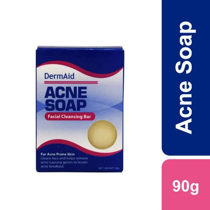 New Dermaid Acne Soap Facial Cleansing Bar 90g | Lazada PH