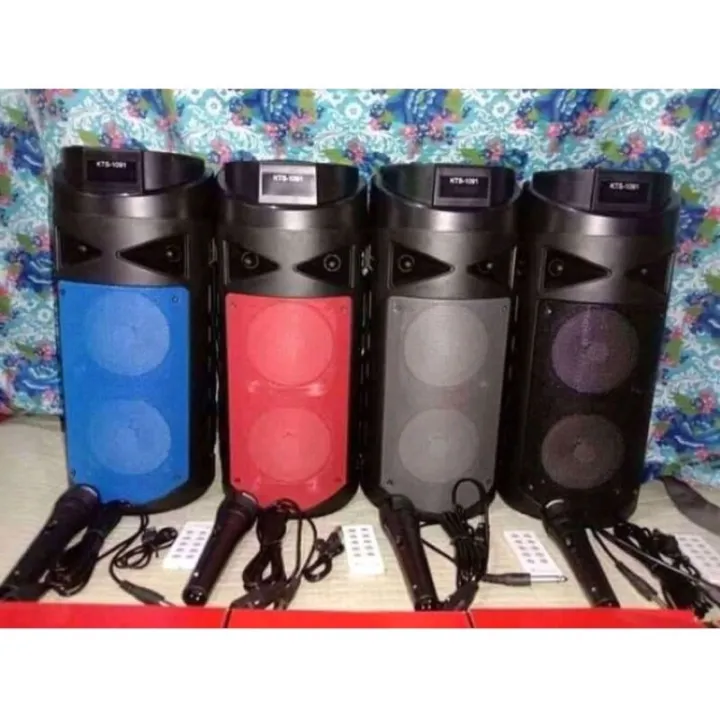 RECHARGEABLE WIRELESS BLUETOOTH SPEAKER WITH FREE MICROPHONE KTS-1091 ...