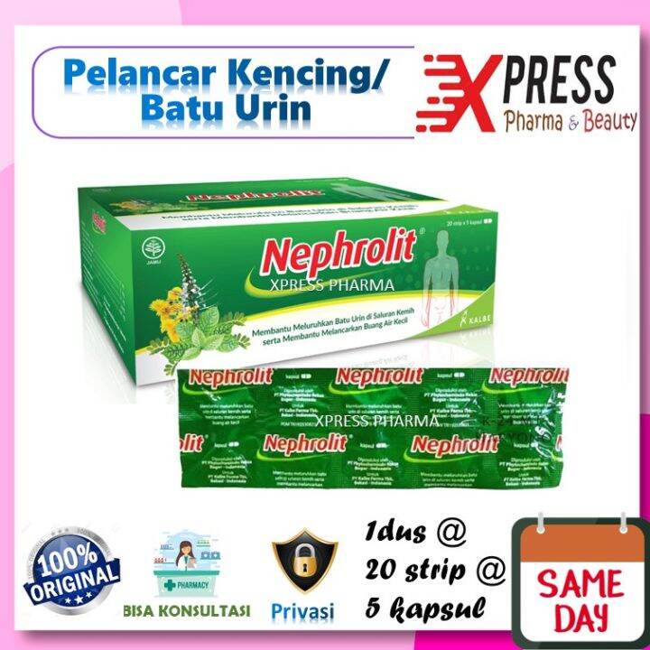 ⚡XPRESS⚡ 1 dus Nephrolit Pelancar Kencing Batu Urin Strip Nefrolit ...