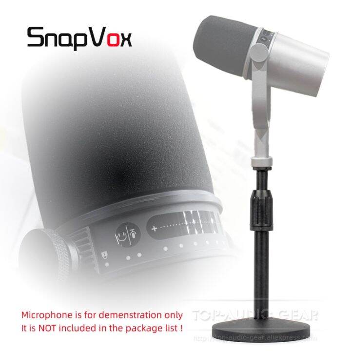 Tabletop Mic Boom Arm Rack Mount Table Holder For SHURE MV7 MV 7 USB ...