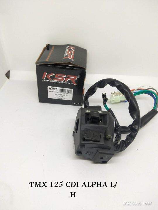 TMX 125 CDI ALPHA HANDLE SWITCH LEFT HAND KSR THAILAND BRAND | Lazada PH
