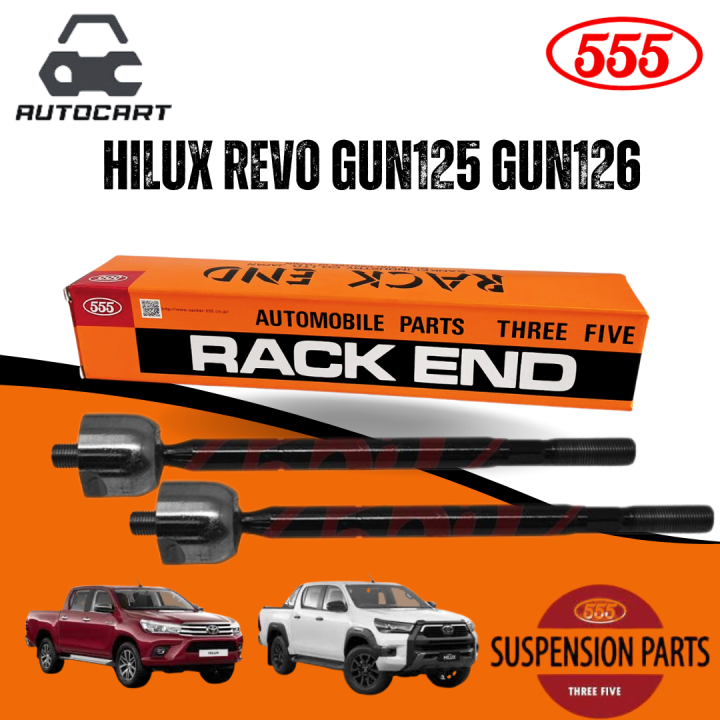 555 100% JAPAN STEERING RACK END FOR TOYOTA HILUX REVO GUN25 / GUN125 ...