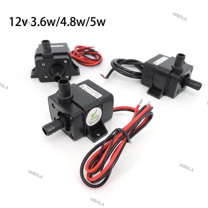 DC 12V 3.6w 4.8W 5w 240L/H Waterproof Mini Water Pump Fountain Aquarium ...