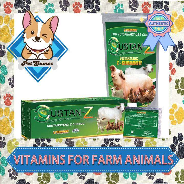 Sustan-Z Multivitamins for Farm Animals - 10 Sachets | Lazada PH