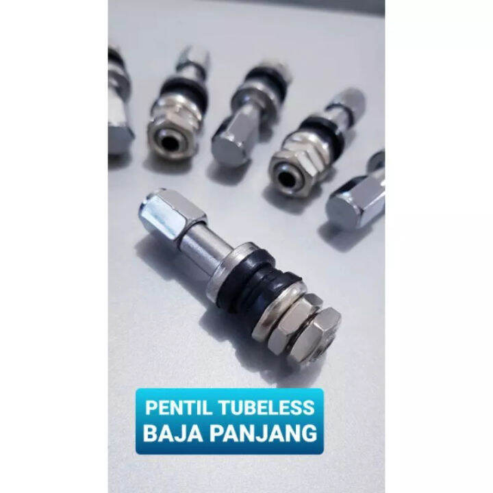 PENTIL TUBELESS MOTOR MOBIL / PENTIL TUBELESS PENDEK CHROME IMPOR ...