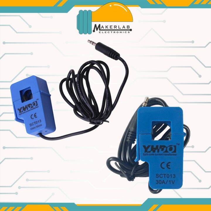 Non Invasive Ac Current Sensor Split Core Current Transformer Sct013