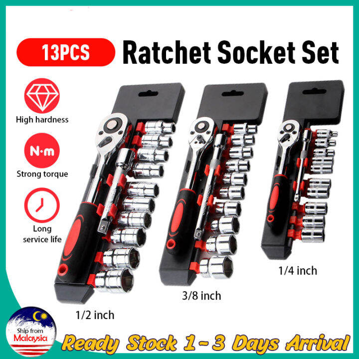Multifunctional Drive Ratchet Wrench Auto Repair Quick Release Socket ...