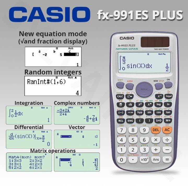 CASIO CS-991ES plus Junior High School College Student Calculator ...
