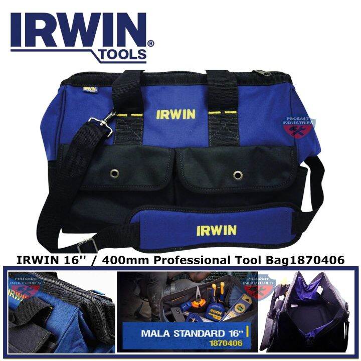 IRWIN 1870406 16'' / 400mm Professional Tool Bag | Lazada