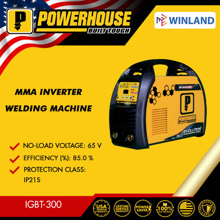 POWERHOUSE by Winland USA Inverter 300A Portable Inverter Welding ...