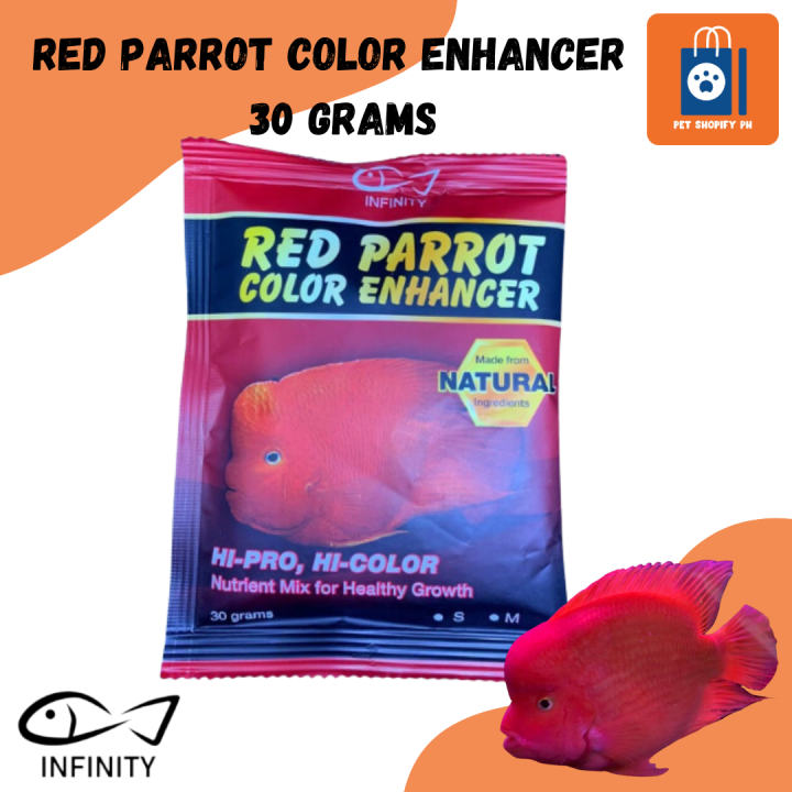 Infinity Red Parrot Color Enhancer Fish Food Natural 30 grams | Lazada PH