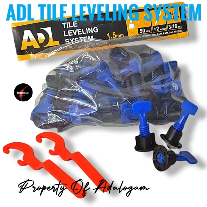 ADL Tile Leveling Set - Alat Bantu Meratakan Pemasangan Keramik ...