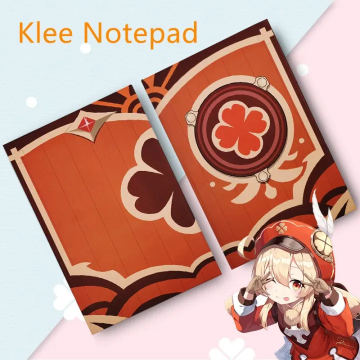 Genshin Impact Notepad Keli Theme Hand Account Notebook Anime Game Two ...