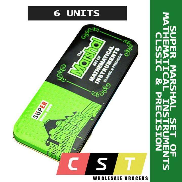 SUPER Marshal Set of Mathematical Instruments Classic & Precision X 6 ...