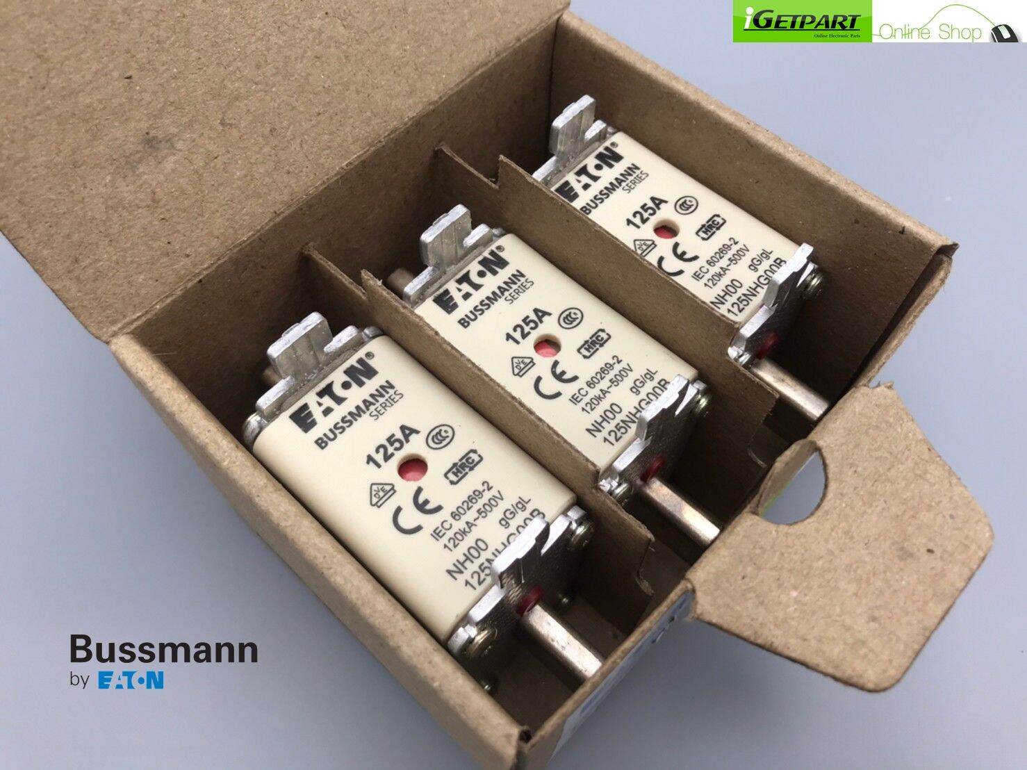 ฟิวส์ใบมีด Bussmann 125,160NHG00B NH00 gG/gL 125A,160A 500V | Lazada.co.th