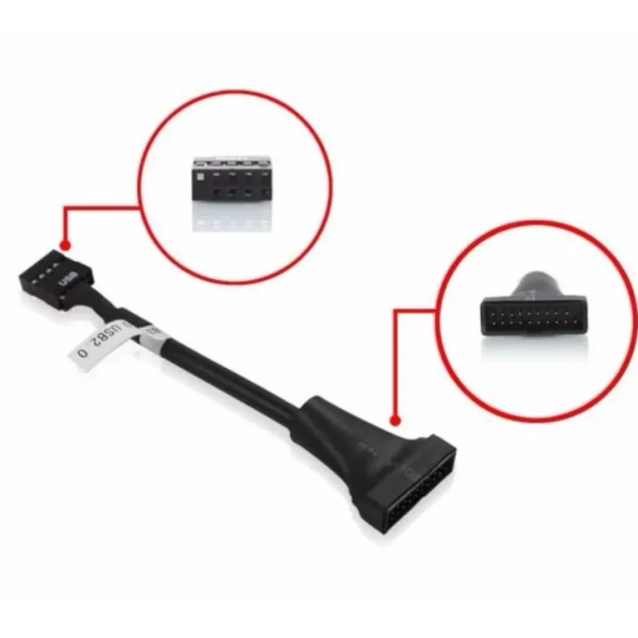 usb 19 pin to 9 pin 19 Pin USB3.0 Male to 9 Pin USB2.0 Female ...