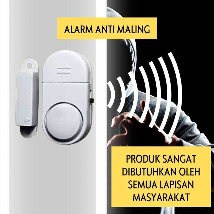 Alarm Sensor Gerak Pintu / Jendela Anti Maling | Lazada Indonesia