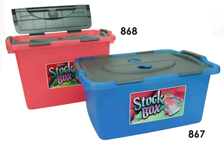 3pcs set 70 L Stock Box Deluxe 70 L Stock Box Deluxe storage box stock ...