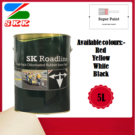 SKK SK Roadline Paint 5L | Single Pack Chlorinated Rubber Based Paint ...