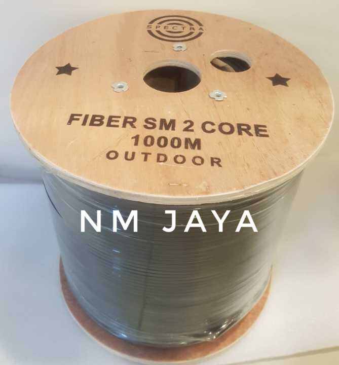 Kabel FO Fiber Optik 2 Core 3 Sling Spectra 1000meter Outdoor | Lazada ...
