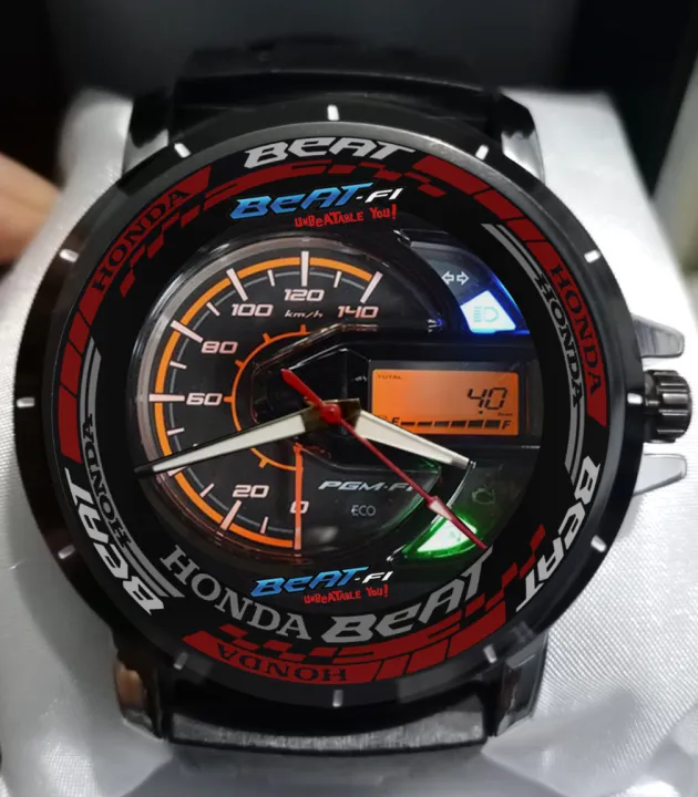 Jam Tangan Keren Terbaru Custom Speedometer Beat Oren | Lazada Indonesia