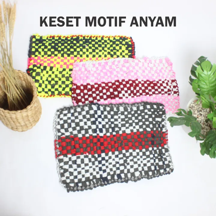 Keset Motif Anyam Murah Keset Kaki Serap Air | Lazada Indonesia