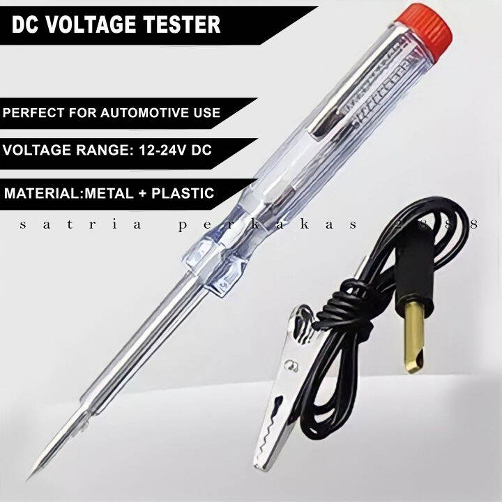 NEW YUKIDO Testpen dc 12-24v/Obeng Tester Tespen Cek Kabel Putus / Alat ...