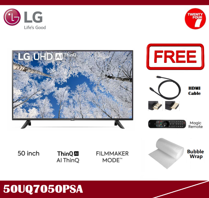 [ Delivered by Seller ] LG 50" inch UQ70 Series 4K Smart UHD TV with AI ThinQ® (2023 ...