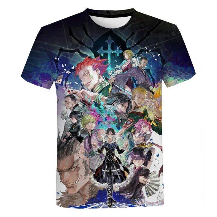 Hunter X Hunter 3d Printed T-Shirts Men Women Anime HxH Streetwear ...
